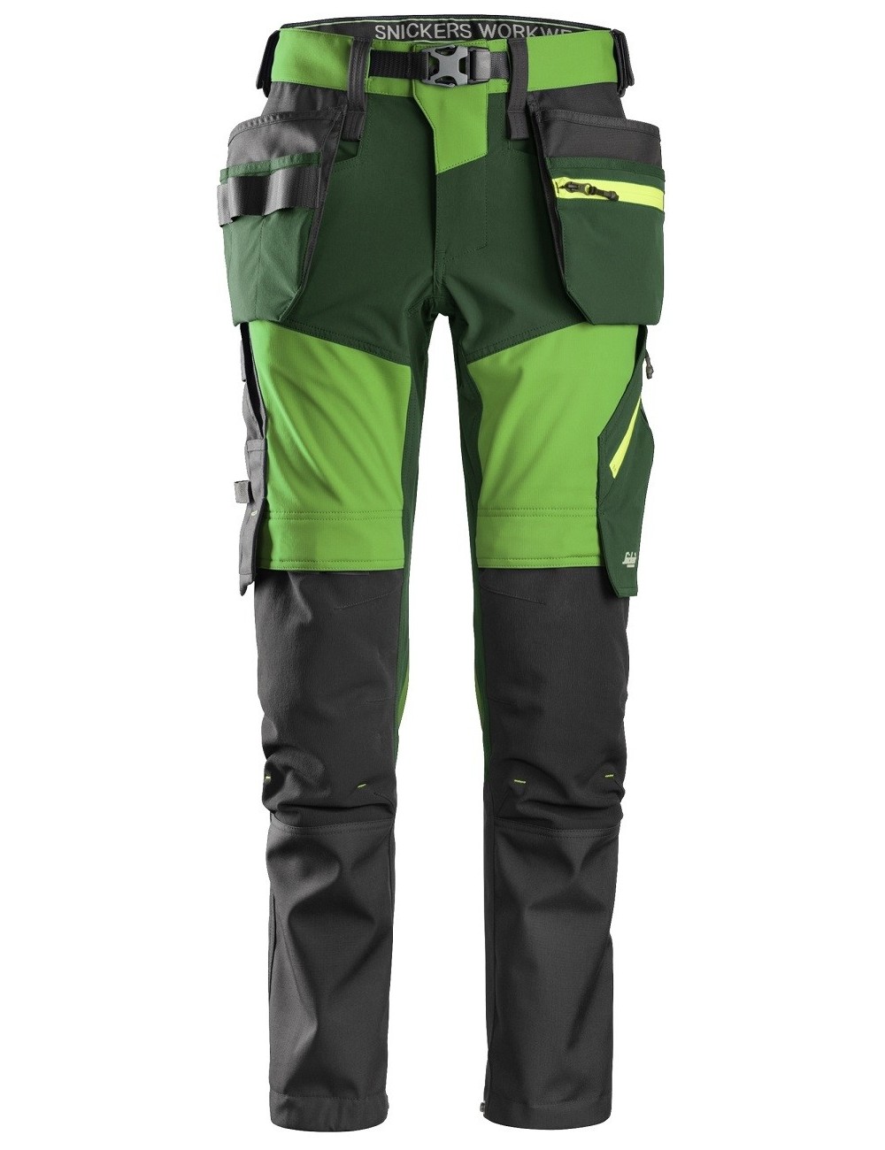 Snickers 6940 Stretch FlexiWork + work trousers with holster pockets ...